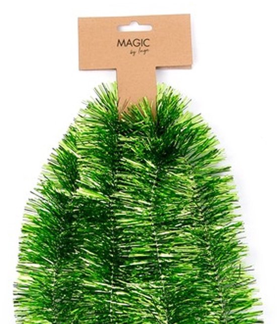Inge Christmas decor Kerstslinger - groen - folie - 270 cm x 7,5 cm ...