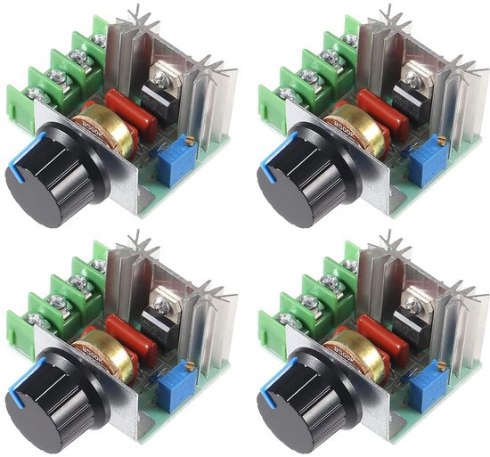4pcs 2000W AC Motor Speed Regulator, Module Dimmer Speed Regulator, 110 ...