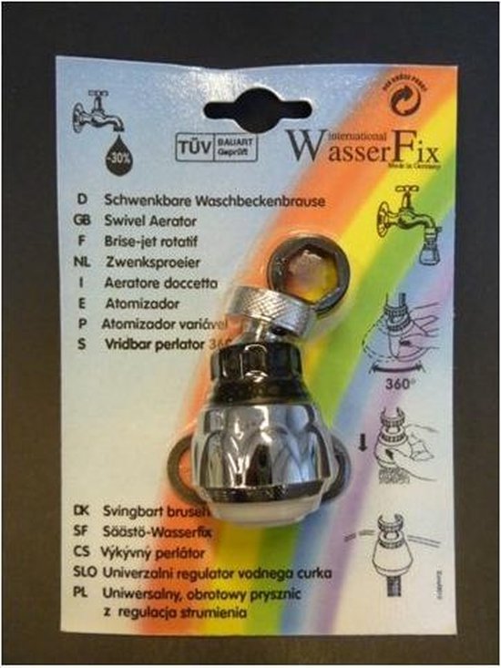 Waterbespaarder Wasserfix zwenkbaar | bol