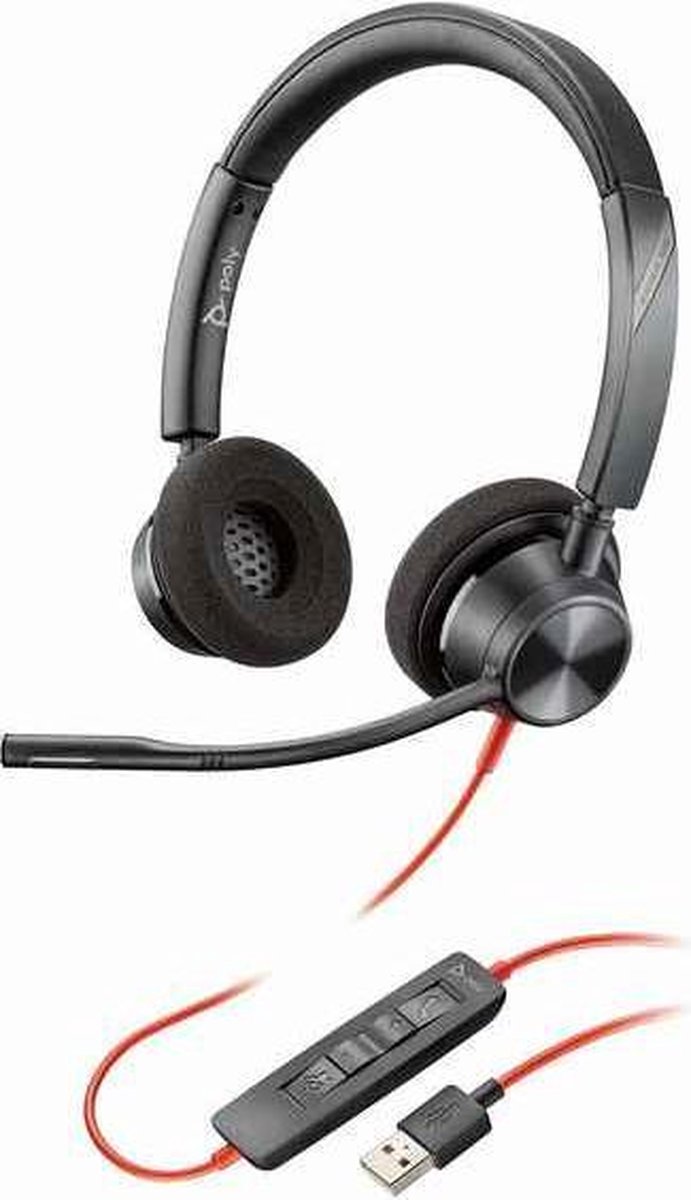 POLY 3320 Casque Arceau USB Type-A Noir | bol.com
