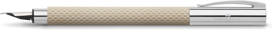 Faber-Castell vulpen - Ambition OpArt - wit zand - F - FC-149621 | bol.com