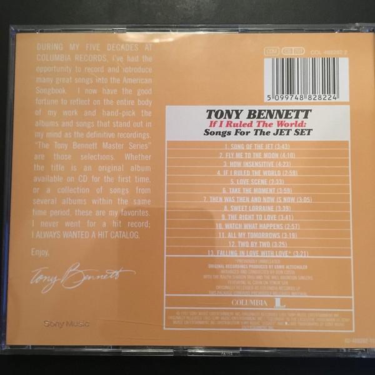 If I Ruled the World: Songs for the Jet Set, Tony Bennett | CD (album ...