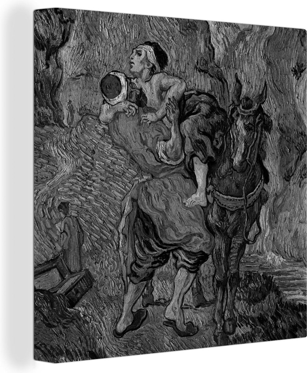 Canvas Schilderijen De barmhartige samaritaan - Vincent van Gogh ...