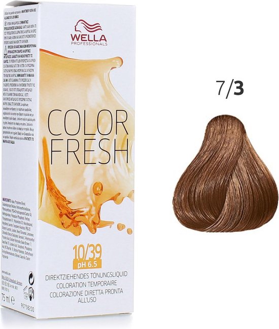 Wella Professionals Color Fresh - Haarverf - 7/3 - 75ml | bol