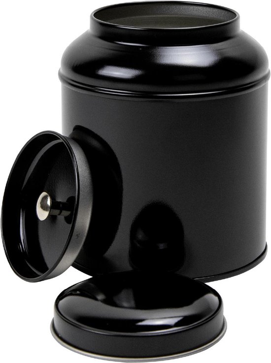 Metalen Theedoos met Dubbele Deksels/ Theeblikje met Koepel en ...