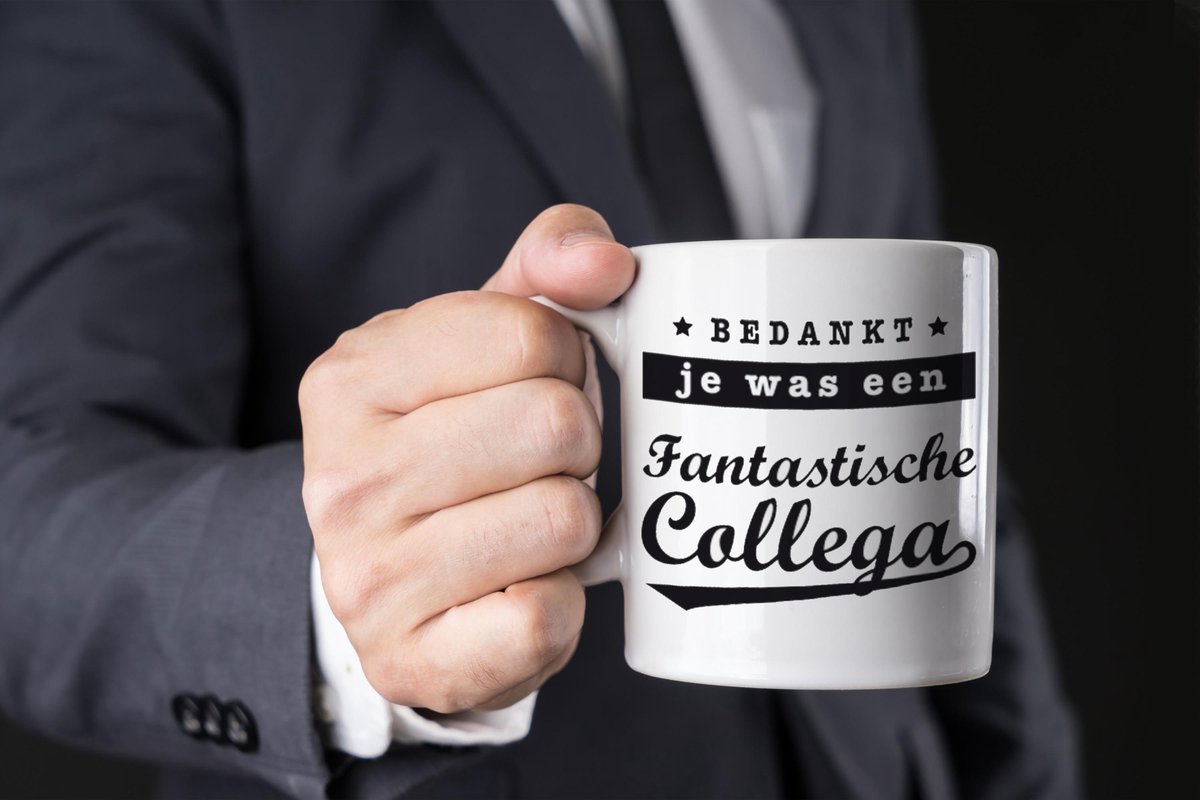 Bedankt je was een fantastische collega de laatste week koffiemok / theebeker - 300 ml... | bol