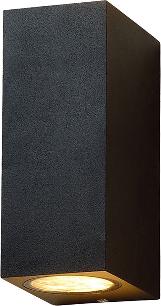 Buitenlamp Cannes + 2x LED spot GU10 Philips CorePro | 3.5 watt | 2700K ...