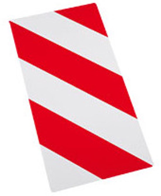 Rood witte markering vrachtwagen - retroreflecterende folie Type C2 ...