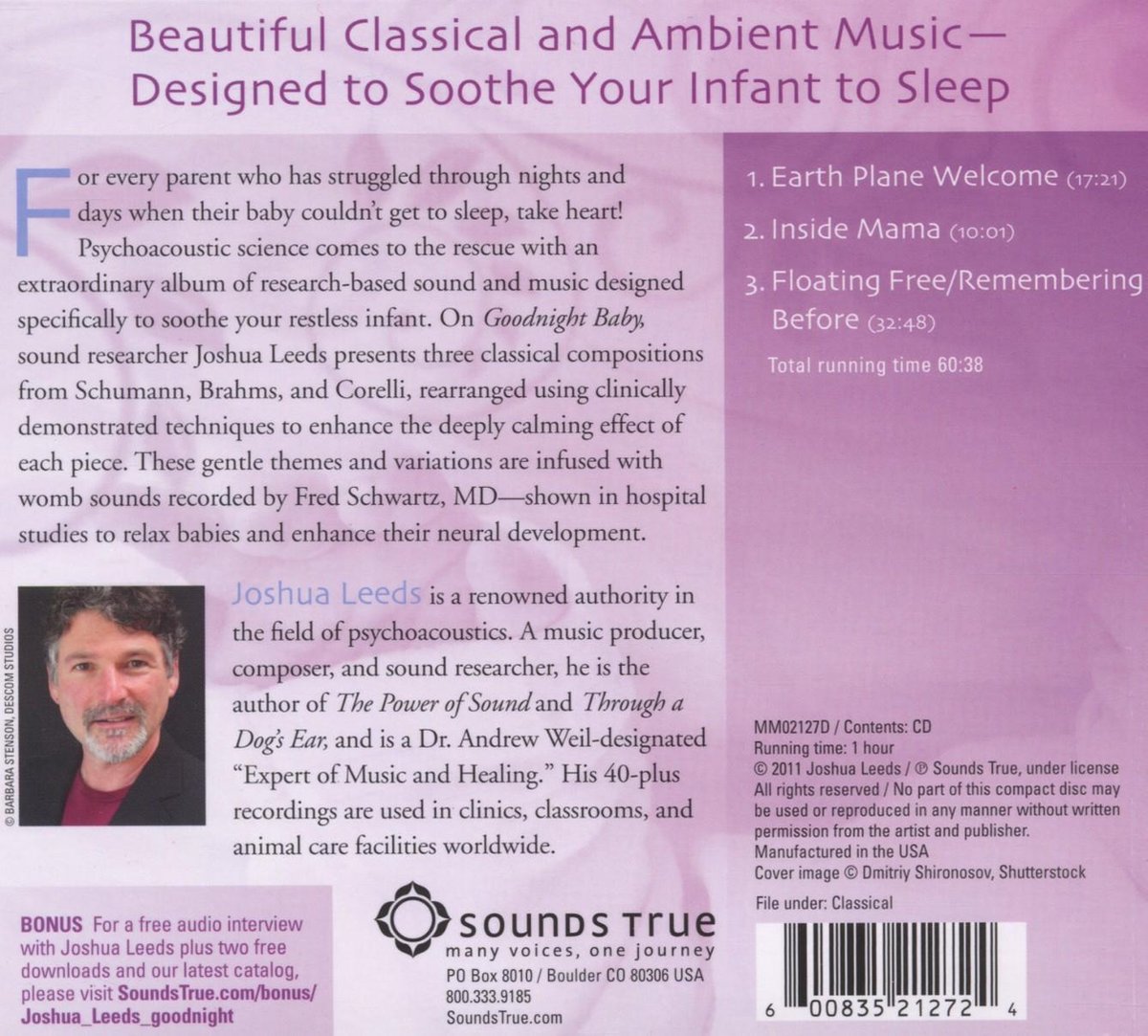 Joshua Leeds - Goodnight Baby (CD), Joshua Leeds | CD (album) | Muziek ...