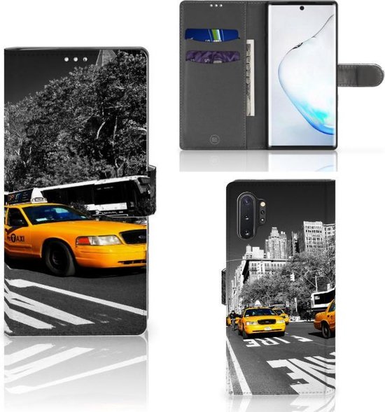 Samsung Galaxy Note 10 Plus Flip Cover New York Taxi | bol.com