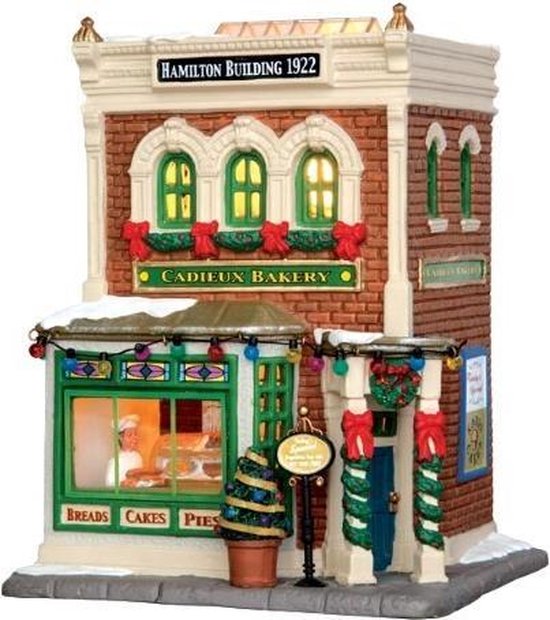 Lemax Kerstdorp Cadieux bakery - met verlichting | bol