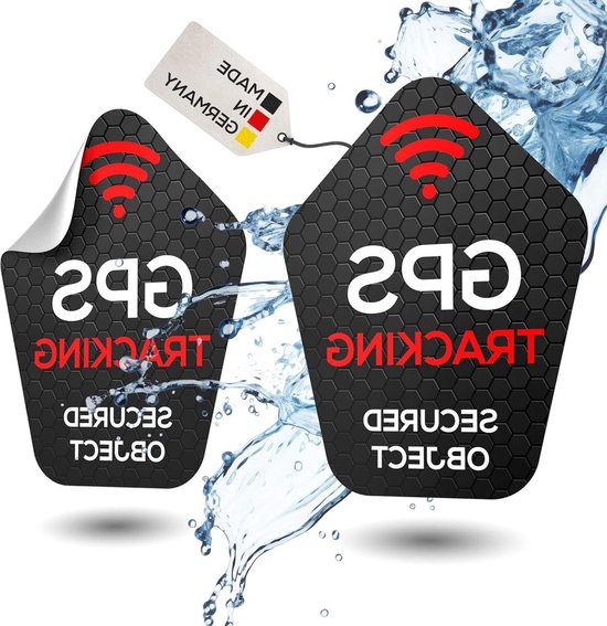 2 x weerbestendige GPS-stickers voor fiets - ideale diefstalbeveiliging ...