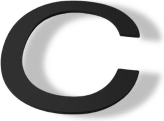 Letter C Model: Huisletter Staal | bol