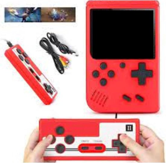 Draagbare gameconsole voor 2 spelers - mini retro gaming met 400 ...