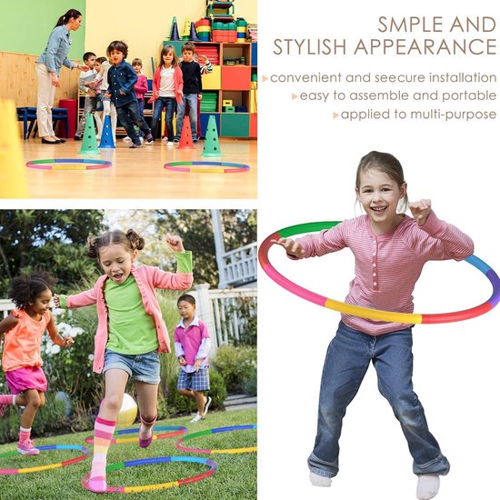 Hoola Hoop Fitness Set van 2 8 secties verwijderbare hoelahoep voor ...