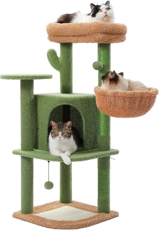 Krabpaal 106 cm Cactusvormige Kattentoren Sisal-Krabplank Grote ...