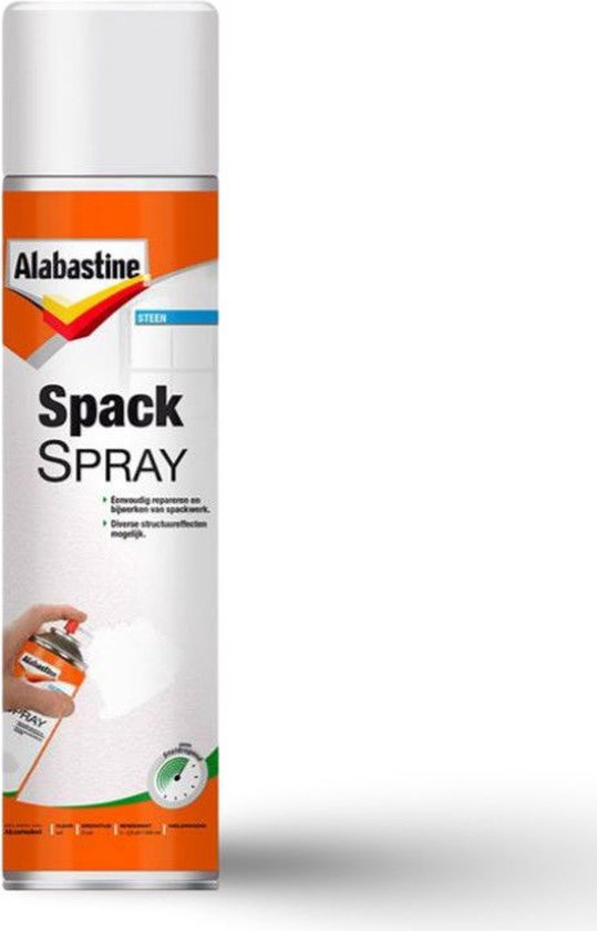 Alabastine Spackspray - Wit - Voor spack- en spuitwerk op wanden en ...