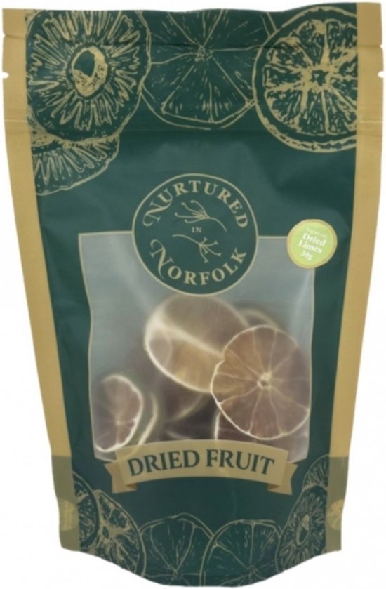 Nurtured in Norfolk Gedroogd Fruit Plakjes - Limoen 30g | bol