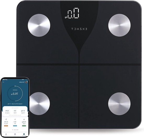 Weegschaal Smart Body Scale / Digital Bathroom Scale - Smart Phone iOS ...