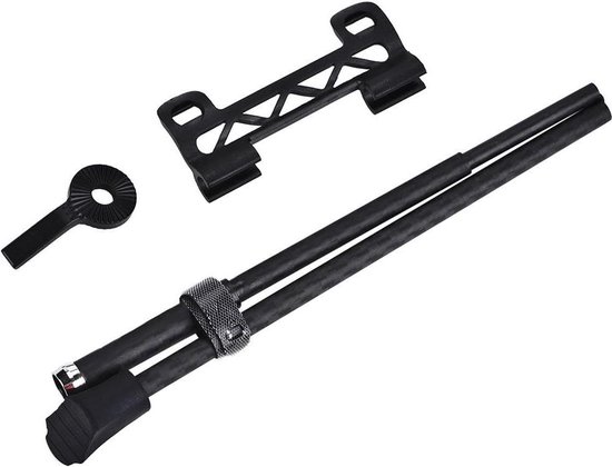 Fietsstandaard antislip snelspanner - Carbon | bol