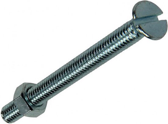 Mack Metaalschroef Met Moer 8 stuks M5 x 50 mm | bol