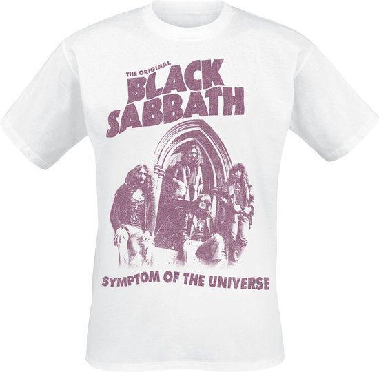 Black Sabbath Symptom Of The Universe T-shirt wit L - Katoen - Band ...
