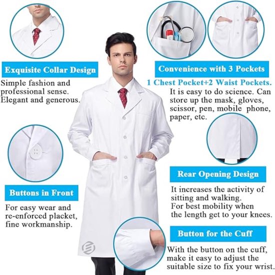 Equivera Labjas - Labojas - Doktersjas - Laboratoriumjas - Labjas Dames ...