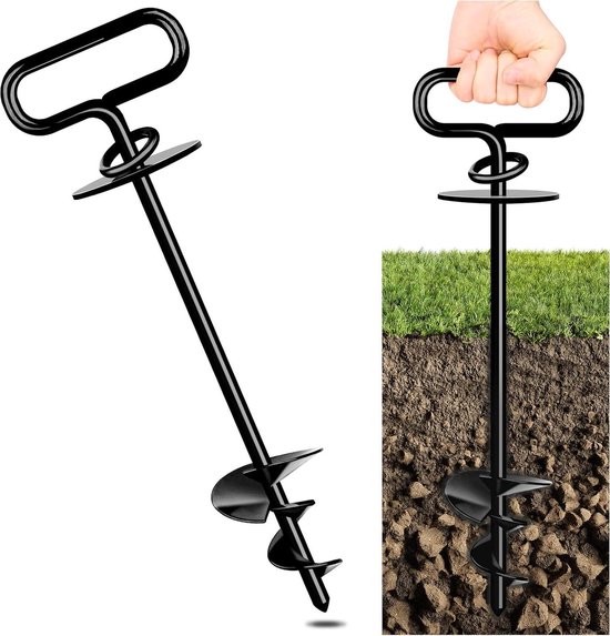 Grondanker voor honden riem - paal middelgrote tot grote honden - 220 ...