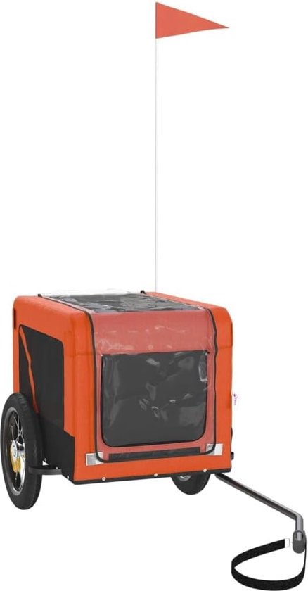 Hondenfietstrailer met Oxford Stof en Stalen Frame - Comfortabele en ...