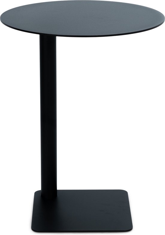 Spinder Design bijzettafel Sunny 50 - Zwart - Ø 40 - Staal | bol