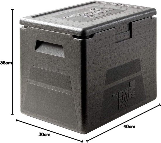 25 liter extra hoge thermobox van EPP isolatie - koelbox warmhoudbox transportbox met... | bol
