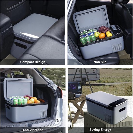 PolkaHome Koelbox elektrisch 12v 230 volt - Koelbox auto - Koelbox 12v ...