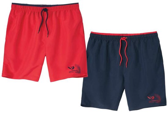 ATLAS FOR MEN - Set van 2 zwemshorts Surfin - Heren - Verkrijgbaar in ...