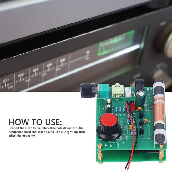 AM transmitter kit for amplitude modulation with modulation range of ...
