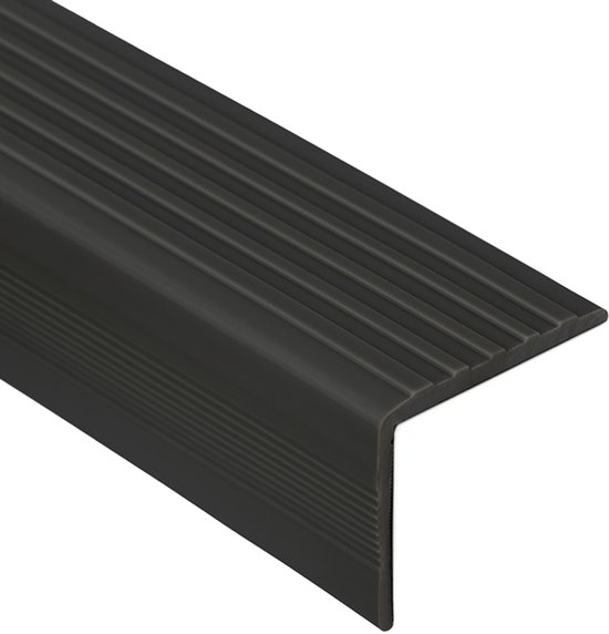 Rubbermagazijn | Trapneusprofiel - PVC | Zwart | LxBxH=1500x50x45mm ...
