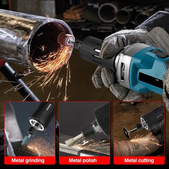 Rechte Slijpmachines - met Brushless - 2000W Draadloze - 35000RPM - 6mm ...