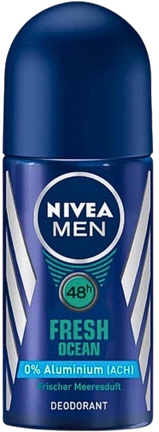 Nivea - Men - Deodorant - Roller - Fresh Ocean - 50 ml - Bulkverpakking - 25 stuks | bol