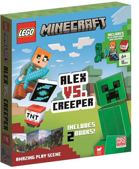 LEGO® Minecraft®: Alex vs. Creeper (with Alex minifigure, Creeper ...