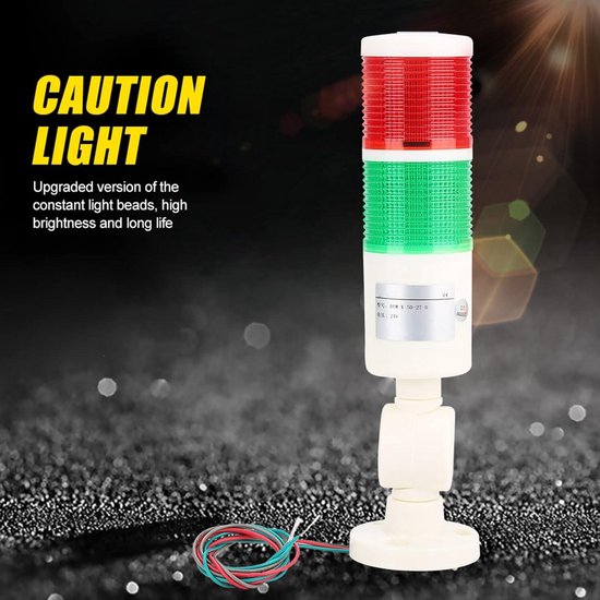 DC 24V Machine LED Rood en Groen Tweekleurig Indicatielampje voor ...