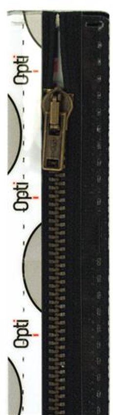 Opti Rits M40 bronskleurige metaalrits 4mm niet deelbaar | bol