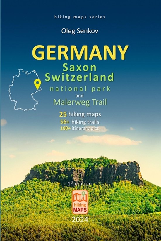 Hiking Maps- GERMANY, Saxony Switzerland National Park and Malerweg ...