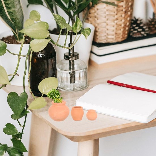 Mini Amphore terracotta kleikruik klein 6 stuks - keramische doodswaar ...