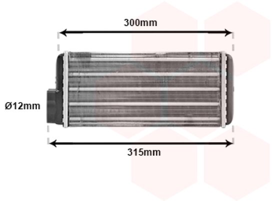 Van Wezel - KACHEL RADIATEUR VOOR SKODA FAVORIT 1989-1994 115972071 | bol