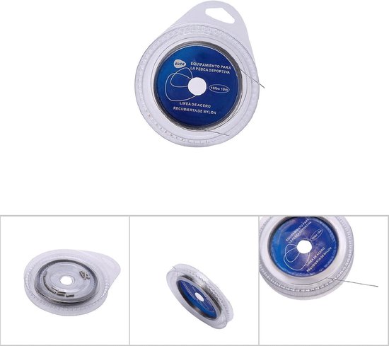 5 Types 10M 7 Strands Braided Fishing Steel Wire for Sea Fishing | bol