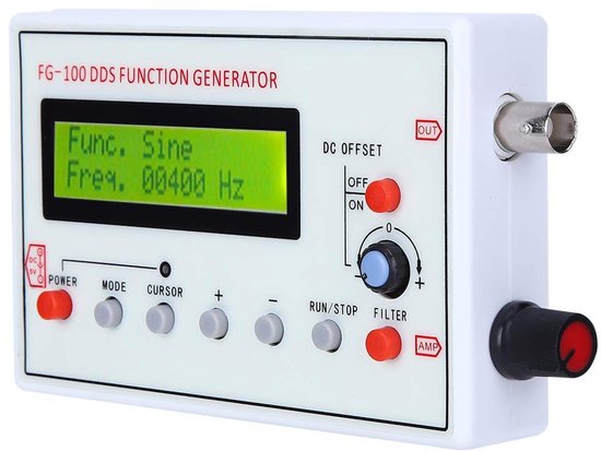 Frequentie Signaal Generator 1Hz ~ 500 KHz Sinusgolf + Teller Meter | bol