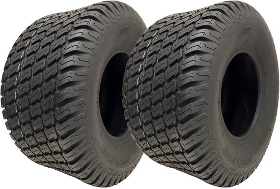 18x9.50-8 Lawnmower Grass Multi Turf Tyres 6ply Tubeless Wanda P332 (Set of 2) | bol