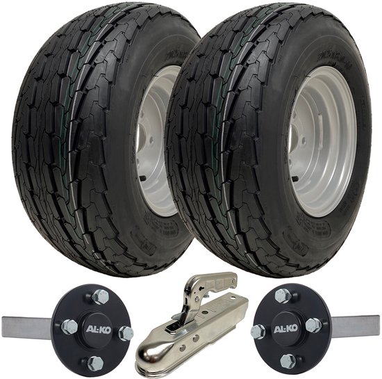 20.5x8.00-10 Trailer Kit High Speed Road Legal Wheels ALKO Hub & Stub ...