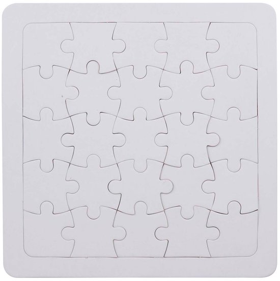 Maak je eigen puzzel - lege puzzel - create your own puzzle - 20x20cm ...