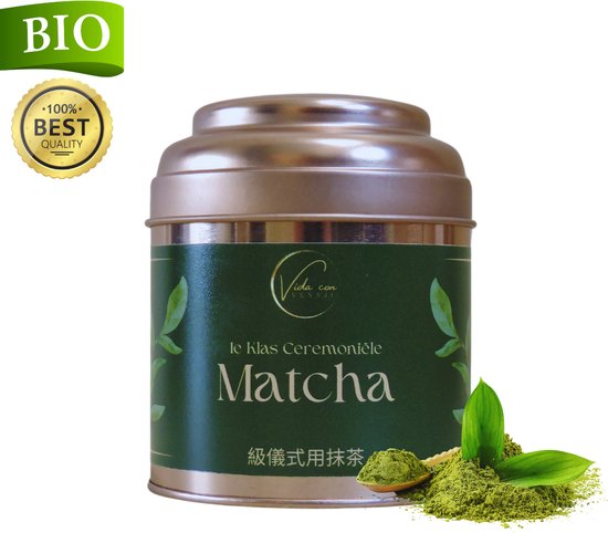 Vida Con Ventji® – 1e Klas Ceremoniële Matcha – 100% Biologisch ...