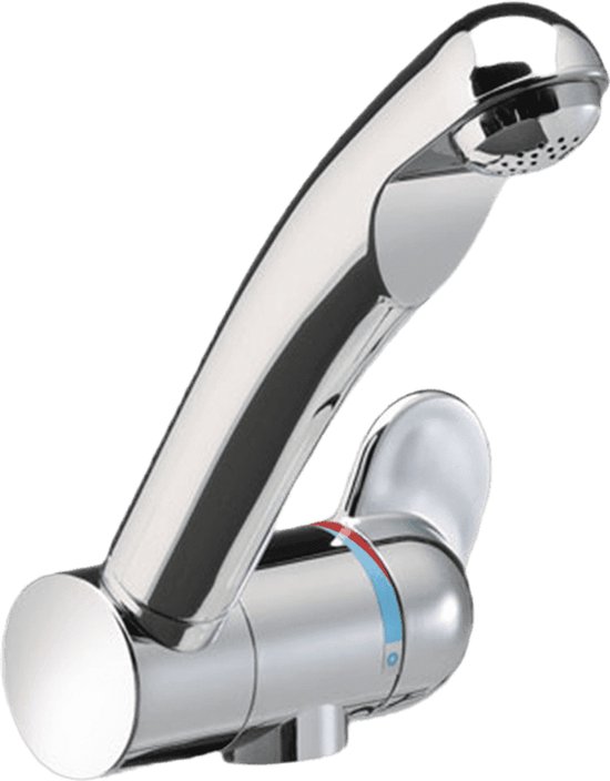 Reich Style 3005 Mengkraan (gebogen uitloop) - Kranen - Chroom | bol